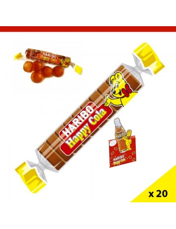 Roulette Cola Haribo, bonbon cola Haribo, rouleau haribo cola