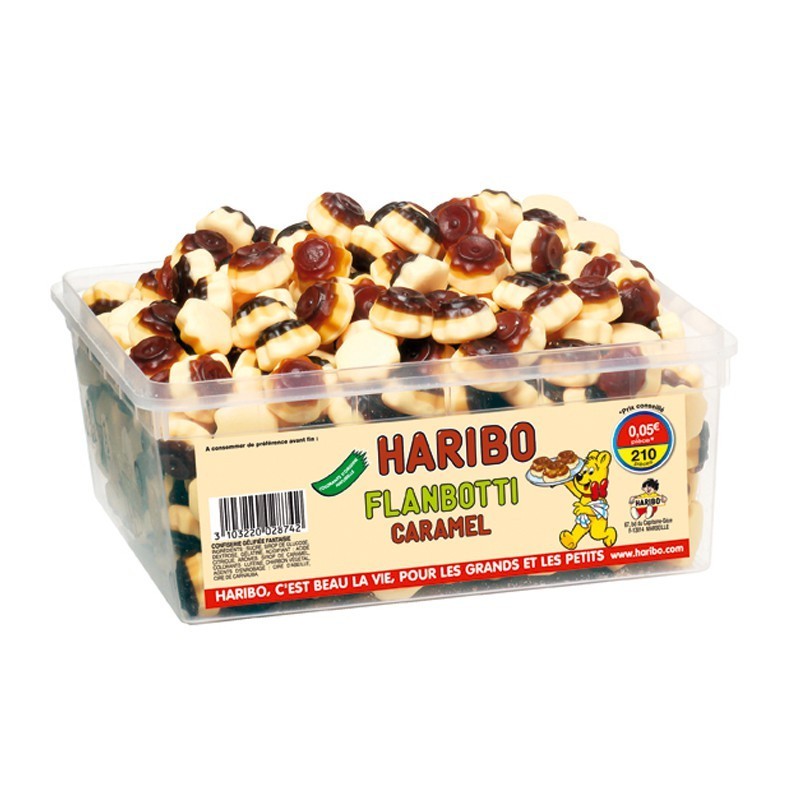 Flanbolo Haribo,bonbon haribo flanbolo,flanbotti caramel Haribo