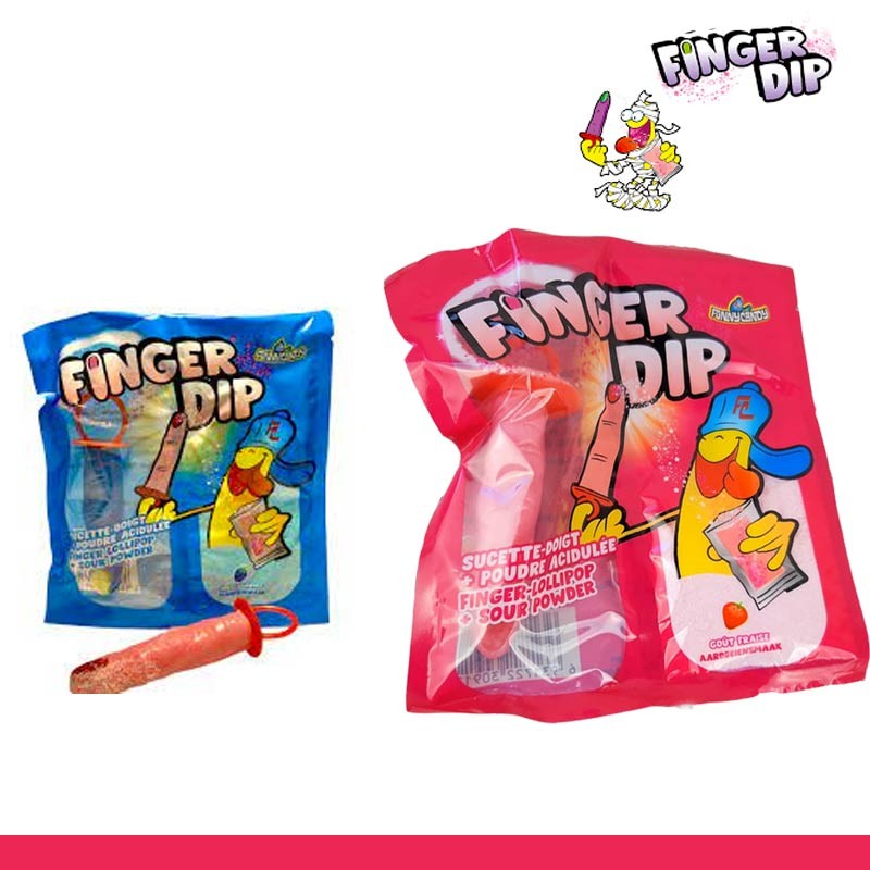 Sucette doigt, Finger dip brabo, sucette poudre, sucette originale