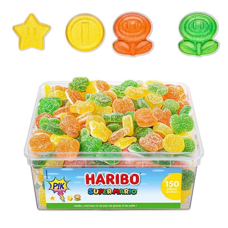 Bonbons super mario pik HARIBO, bonbon mario, super mario haribo