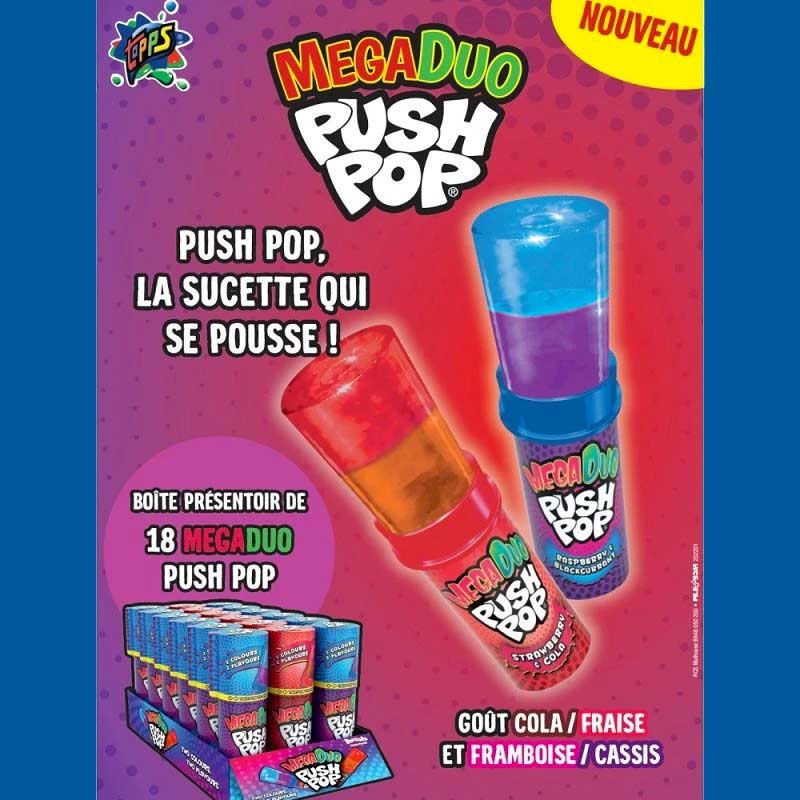 Sucette push pop, sucette a pousser