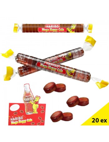 Mega roulette cola Haribo, bonbon méga roulette Happy cola