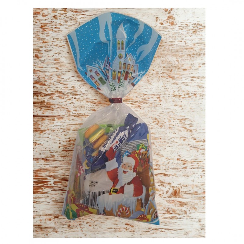 sachet de confiserie Noël, sachet de bonbons Noël, confiserie Noël