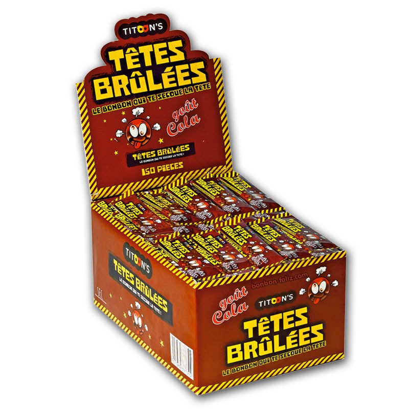 bonbon tete brulée,barre kitache tetes brulées,stick têtes brûlées