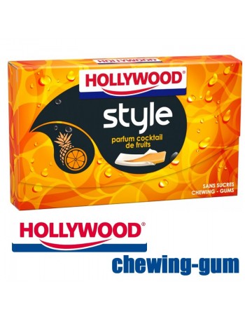 Hollywood style cocktail de fruit,chewing gum Hollywood STYLE cocktaim