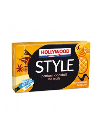 Hollywood style cocktail de fruit,chewing gum Hollywood STYLE cocktaim