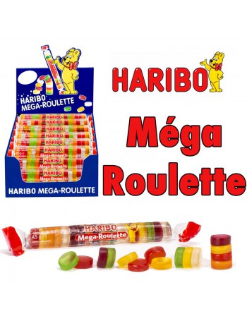 Haribo Méga roulette, grande roulette Fruit Haribo gélifié