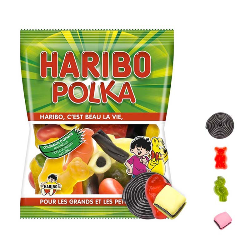 Mélange bonbons Haribo Polka, Polka Haribo, mix bonbons haribo