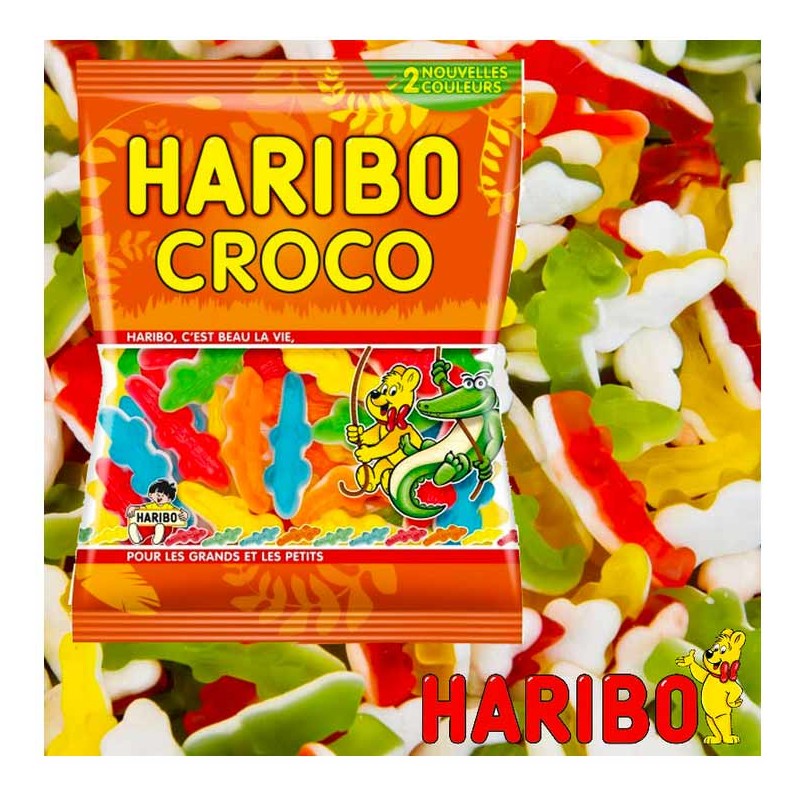 Mini Crocodile Hari Haribo,mini croco Haribo,bonbon croco petit sachet