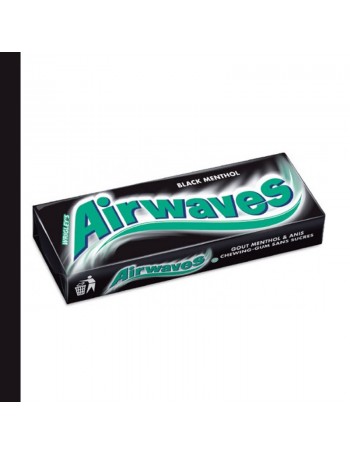 Airwaves Black Menthol, chewing gum fraicheur