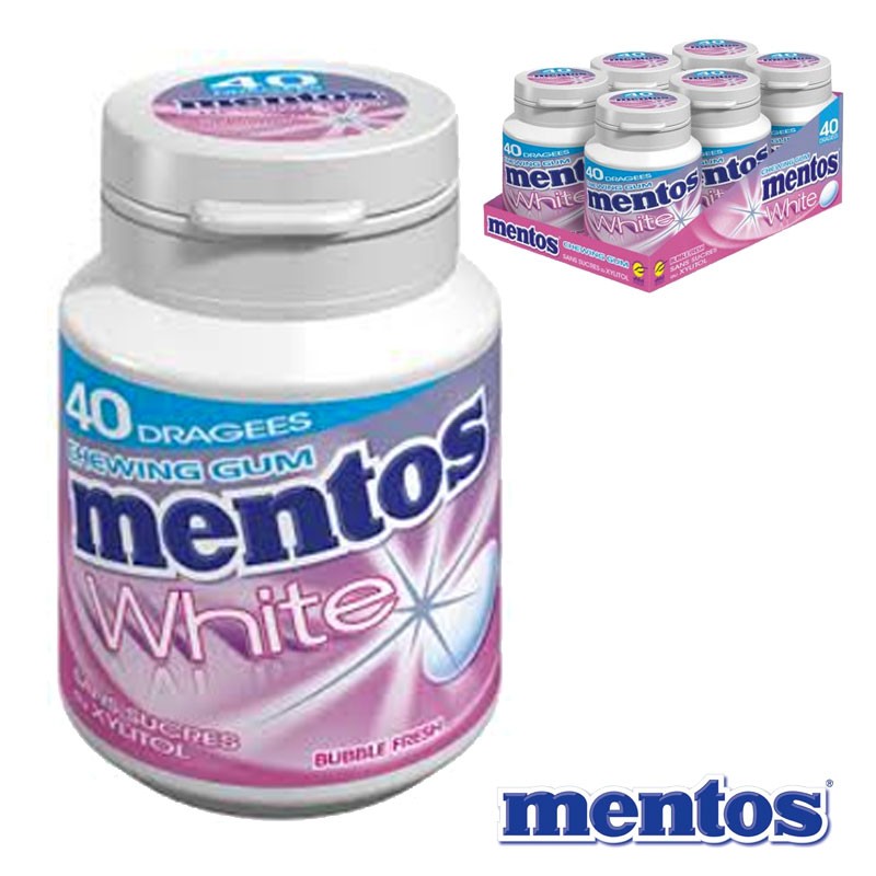 Mentos pure fresh fresh mint, chewing-gum mentos bottle