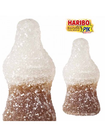 Cola Mistral Pik, bouteille cola Haribo boîte, Mistral Pik Haribo