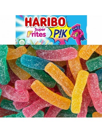 Super Frite Pik 210 bonbons, Frites Pik Haribo, bonbon frite HARIBO