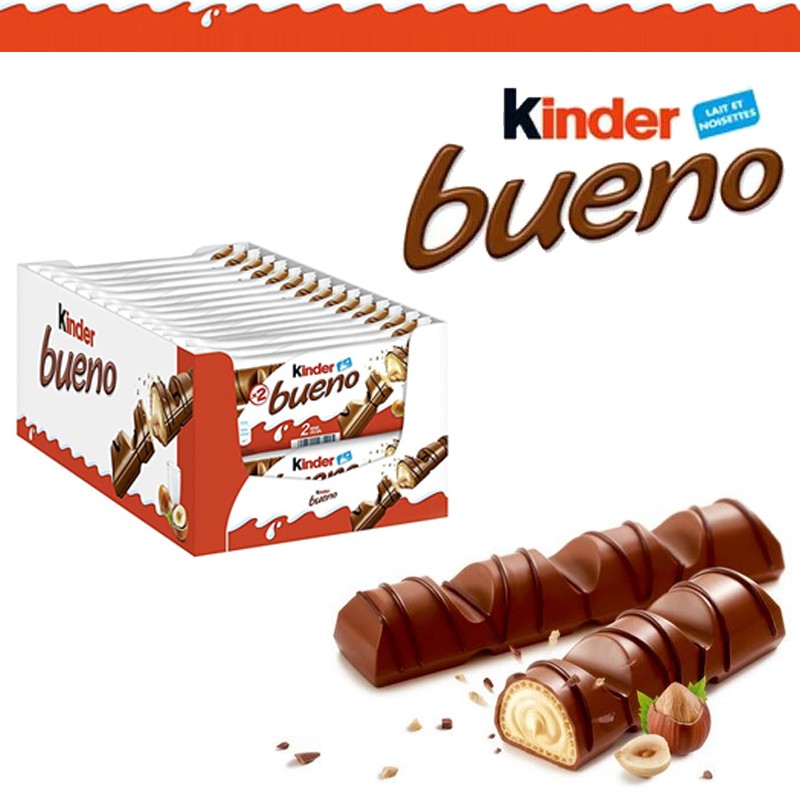 Kinder bueno, barre kinder bueno, chocolat kinder bueno