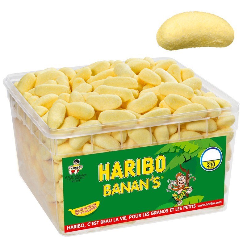 banane Haribo, bonbon banane
