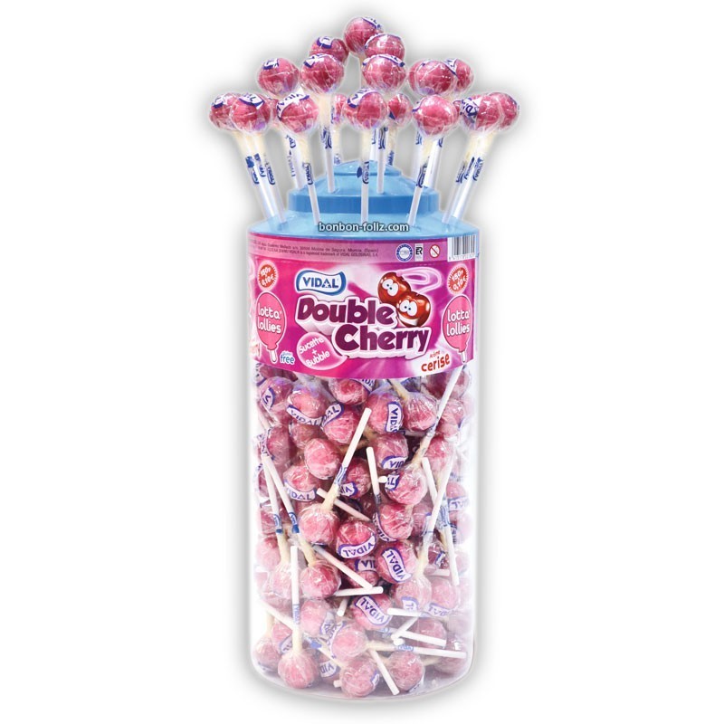 Sucette Double Cherry Vidal