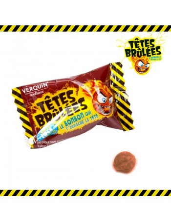 Têtes brûlées Cola,tete brulé cola,bille acide cola,bonbon tete brulée
