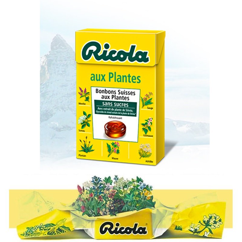 Ricola, pastilles Ricola, bonbon Ricola