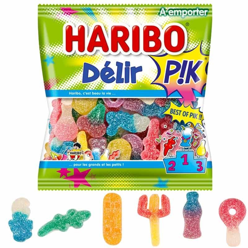 Le top du Pik Haribo, tous les bonbons Pik Haribo dans un sachet