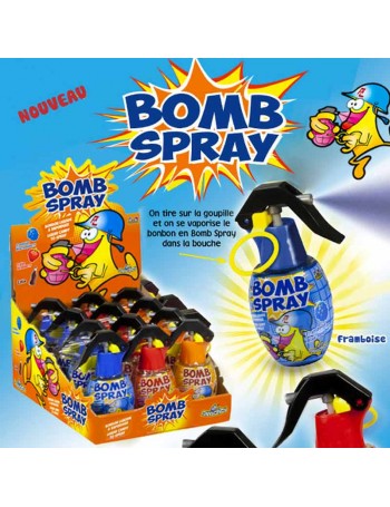 Bomb Spray, bonbon liquide en spray,bonbon à vaporiser,bonbon original